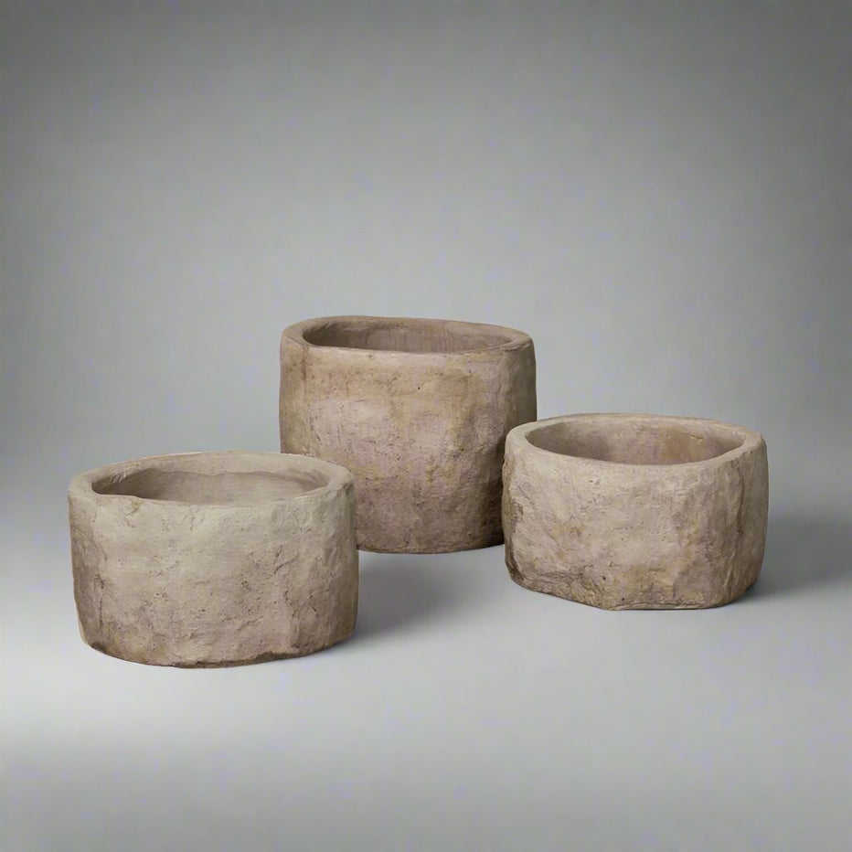 Round Stone Troughs – Malibu Market Design